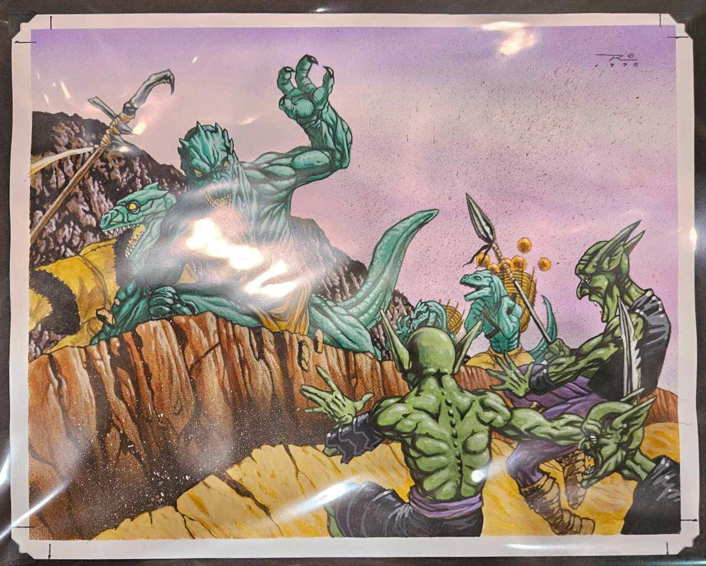 Falter Painting by Mike Raabe