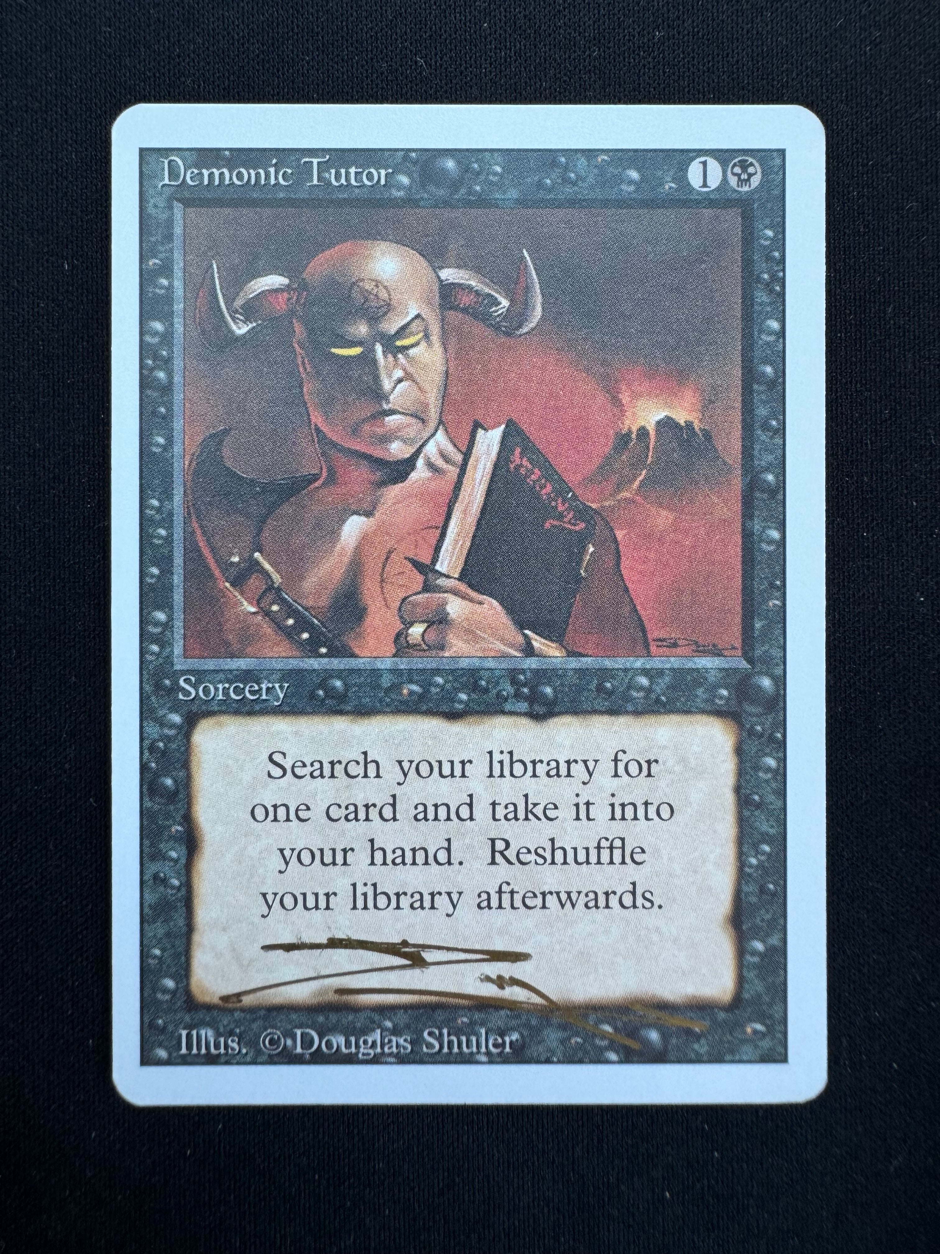 Demonic Tutor - Artist Proof Revised Edition