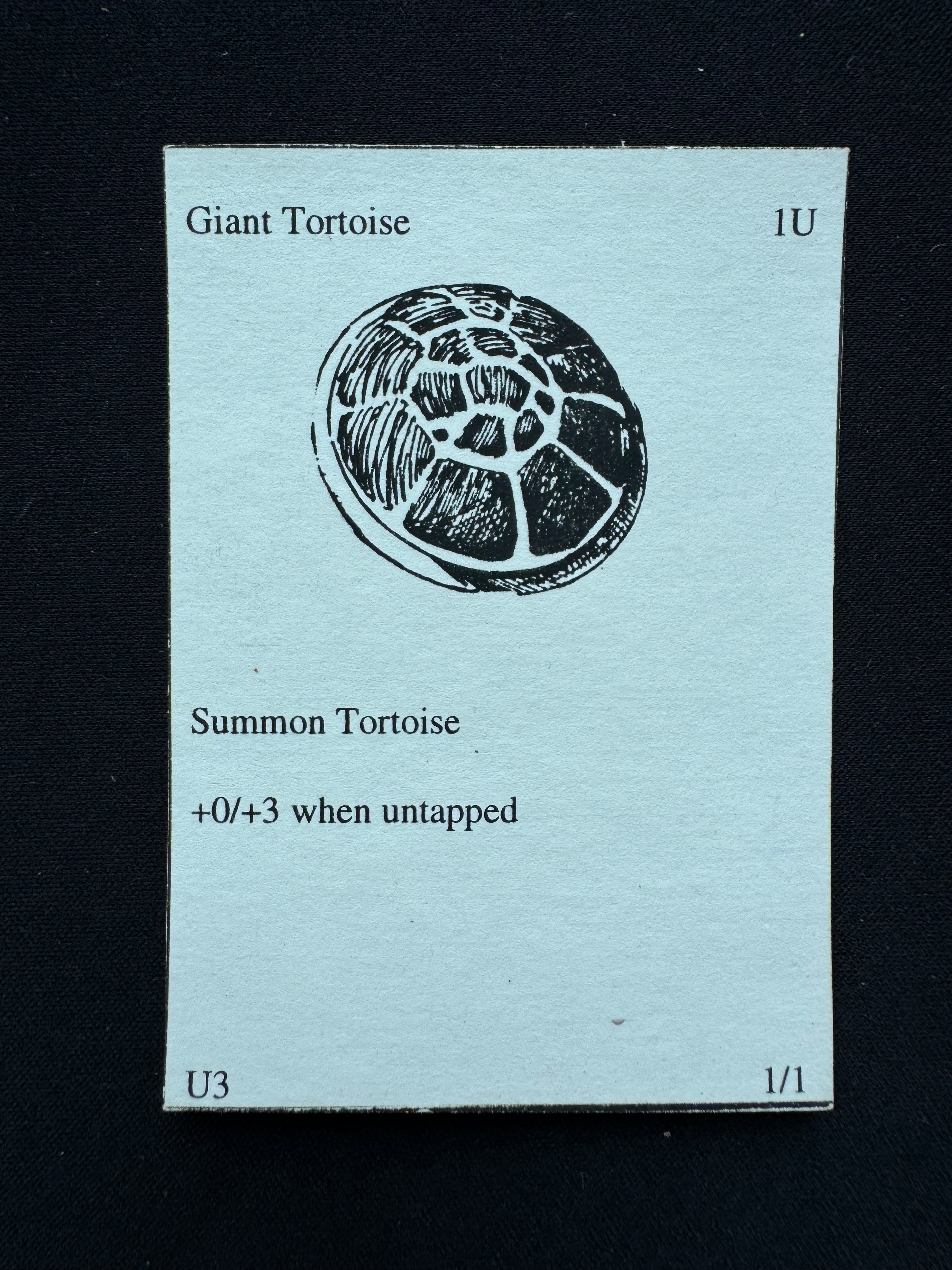 Giant Tortoise (Arabian Nights Playtest)