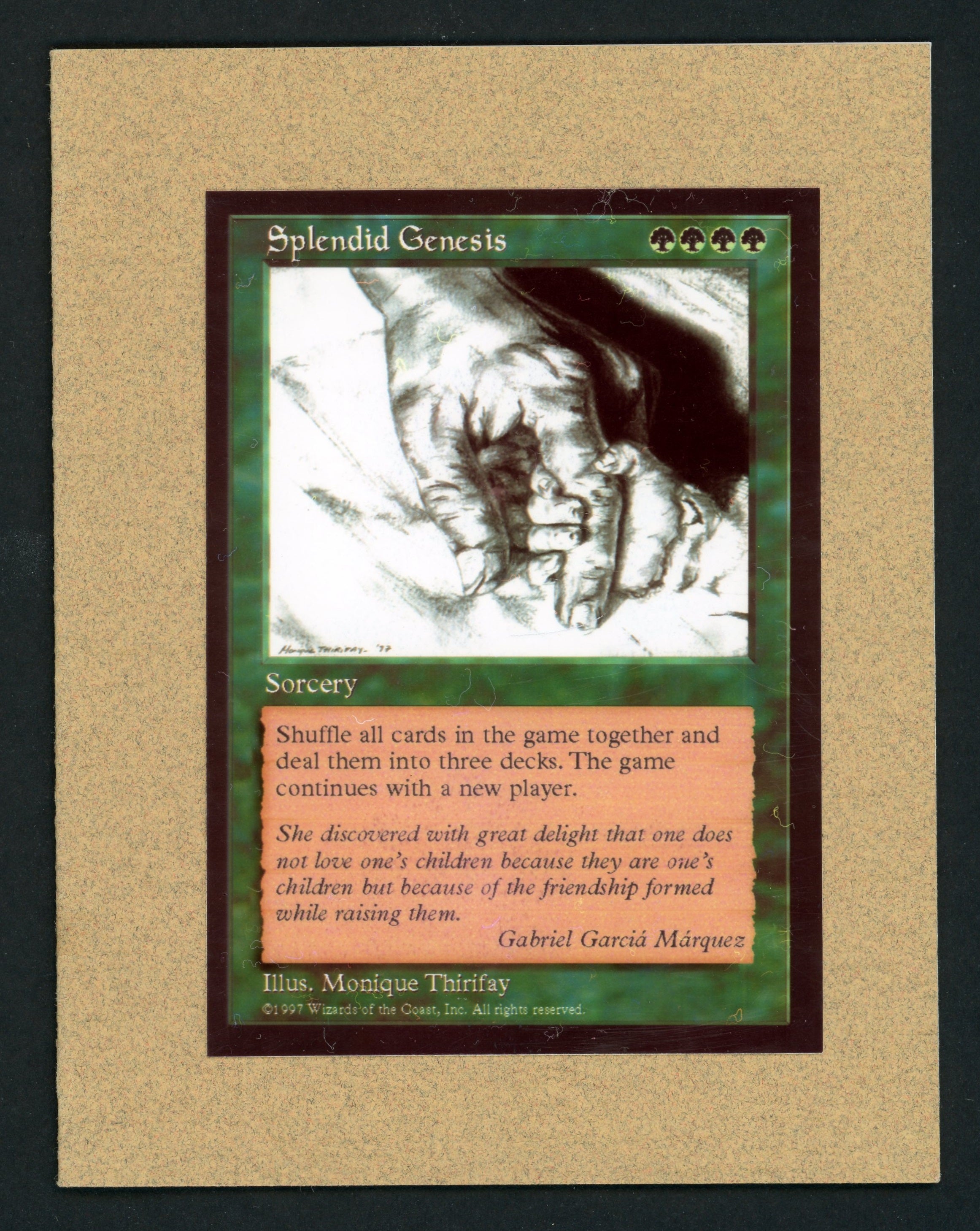 Garfield Event Card - Splendid Genesis Birth Announcement