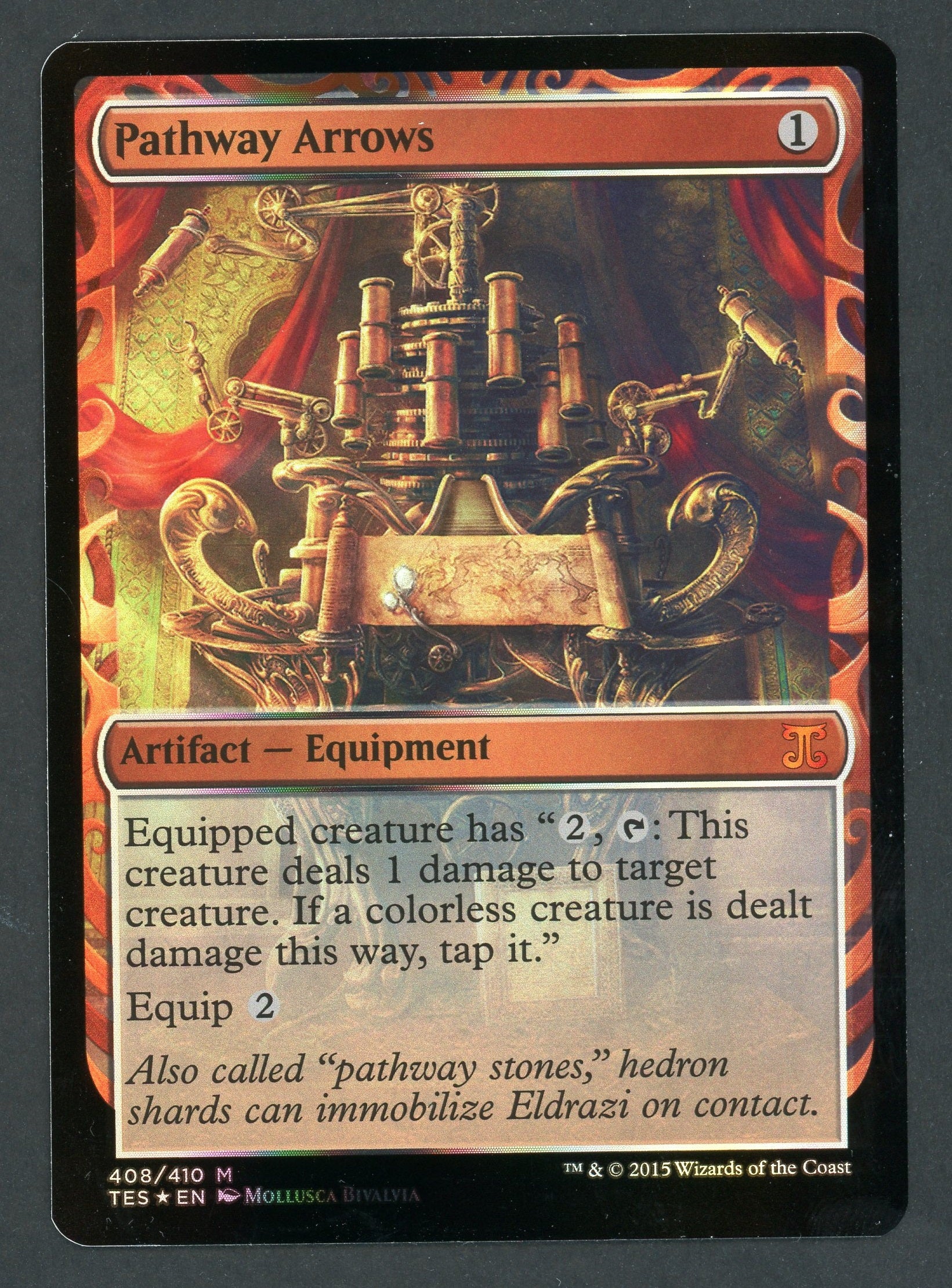 Test Print - Kaladesh Invention - Scroll Rack / Pathway Arrows